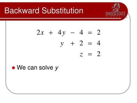 ppt linear systems gaussian elimination powerpoint presentation free