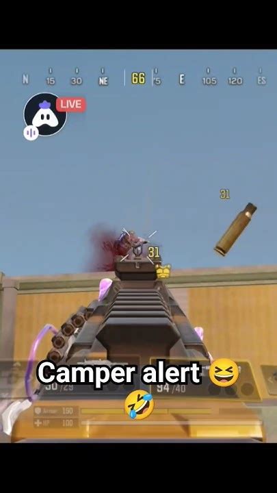 Camper Alert Is Activated 😆🤣 Shorts Codmobileclips Codmobile