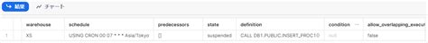 【sql】【snowflake】ストアドプロシージャをスケジュール実行する方法【タスク】【create Or Replace Task】 ビジネスイッチ