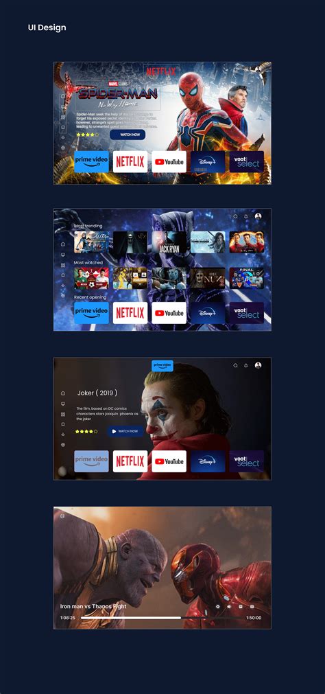 Smart Tv Ui Design On Behance