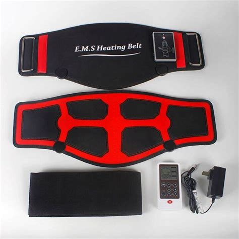 Slimming Massage Belt Heat Electric Pulses Tone Abdominal Muscle