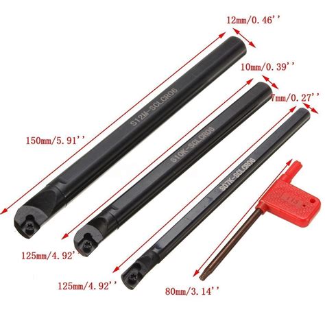7 10 12mm S07K S10K S12M SCLCR06 Lathe Holder Turning Tool CCMT0604