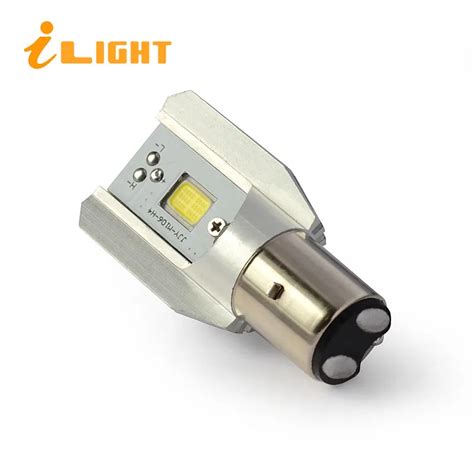ILight BA20D DC 7V 80V Led Motorcycle Headlight Bulbs 6W 800LM 6000K