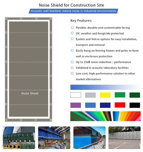 Noise Shield For Construction Site Buy Outdoor Sound Blanket