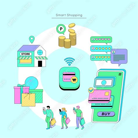 스마트워치 휴대폰 전화기 모바일결제 금융아이템 쇼핑 상업활동 지불 구매 스마트폰 이미지 Jv12693748 게티이미지뱅크