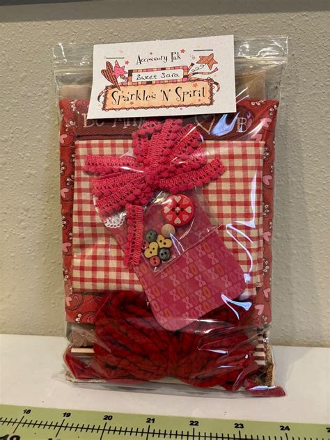 Sweet Sara Fabric Bundle And Apak 20 Sweet Raggedy Valentines Doll Etsy