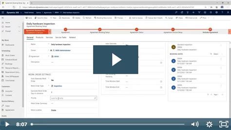 automatically schedule and generate work orders using dynamics 365