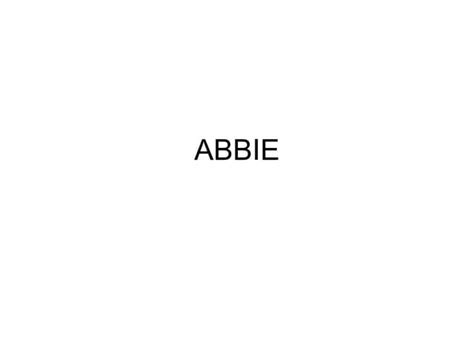 Abbie Russell Ppt
