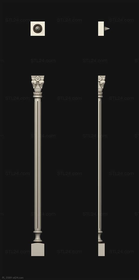 Pilasters Pilaster Window Frame Model Pl 0189 3d Stl Model For Cnc