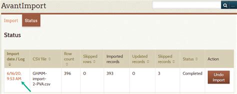 Import Csv Data Digital Archive Docs
