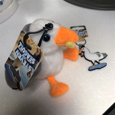 Steven The Seagull With Chip Plush Soft Toy And Keychain New With Tags £6 00 Picclick Uk