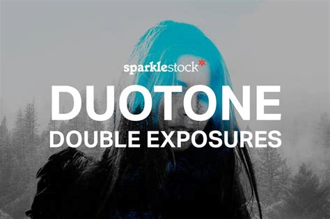 Free Duotone Double Exposure Actions Photoshop Tutorials