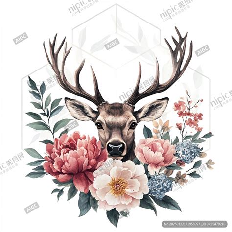 Ai创作图鹿与花朵组合 麋鹿花鸟插画 手绘抽象鹿花草插画 鹿包装插画 手绘创意梅花鹿 手绘梅花鹿手绘麋鹿 创意手绘梅花鹿插画 梅花鹿元素 手绘麋鹿插画 手绘梅花鹿插画 创意梅花鹿图案 手绘鹿鸟