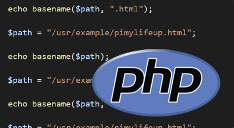 Using The Basename Function In PHP Pi My Life Up