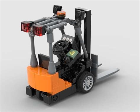 Lego Moc Forklift V6 By Baroba Rebrickable Build With Lego