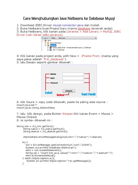 Cara Koneksi Mysql Di Java Netbeans Pdf