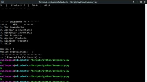 Inventory Py Aplicacion En Python Para Un Inventario Sencillo Con