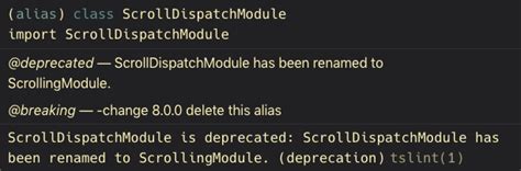 import scrollmodule instead of deprecated scrolldispatchmodule · issue