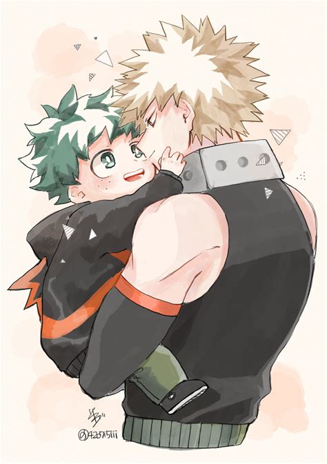 Midoriya Izuku And Bakugou Katsuki Boku No Hero Academia Drawn By 42o7i5iii Danbooru