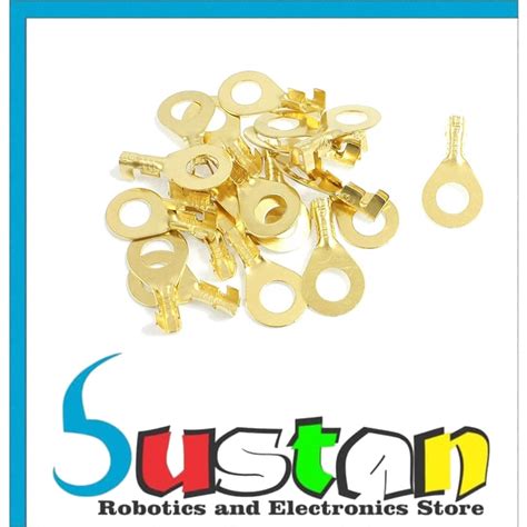 Jual M4 STUD COPPER SKUN RING M4 BULAT TERMINALS THICK 4MM SKUN FOR KABEL Shopee Indonesia