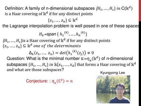 Ppt The Subspace Arrangement Is W Here Are Linear Subspaces Of