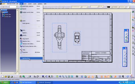 Tutorial How To Use Drafting Workbench In Catia V5 Grabcad Tutorials