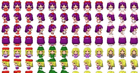 東方 Rpgツクールmv用歩行グラフィック東方キャラクターまとめ140 スペキュラム合金のイラスト Pixiv