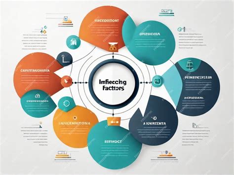 Influencing Factors Diagram Premium Ai Generated Image