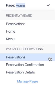 Wix Restaurants Adding And Setting Up Wix Table Reservations Help Center Wix