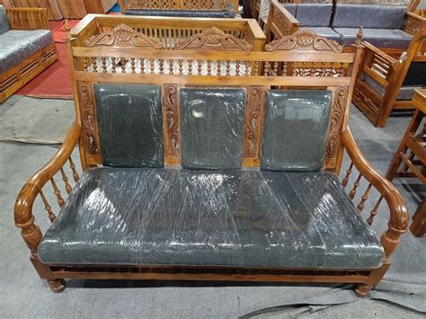 Teak Wood Seater Wooden Sofa Set At Rs Piece In Chennai ID