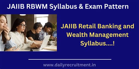 JAIIB RBWM Syllabus 2024 Paper Wise Check JAIIB Retail Banking And