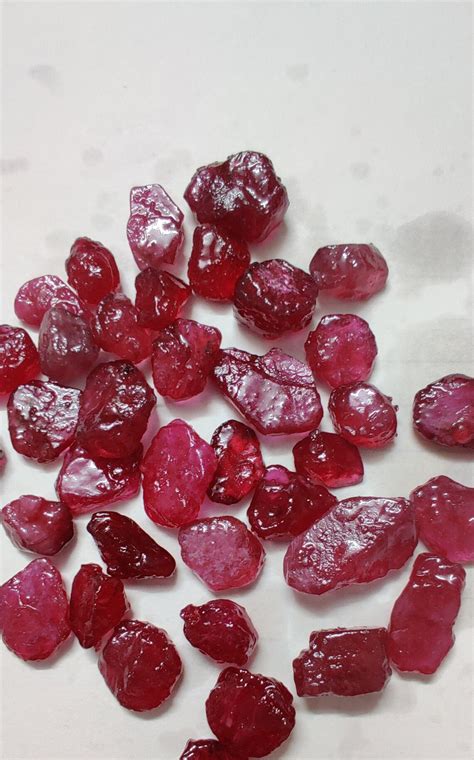 Aaa Natural Pink Red Ruby Roughruby Rough Stoneruby Gemstonetop