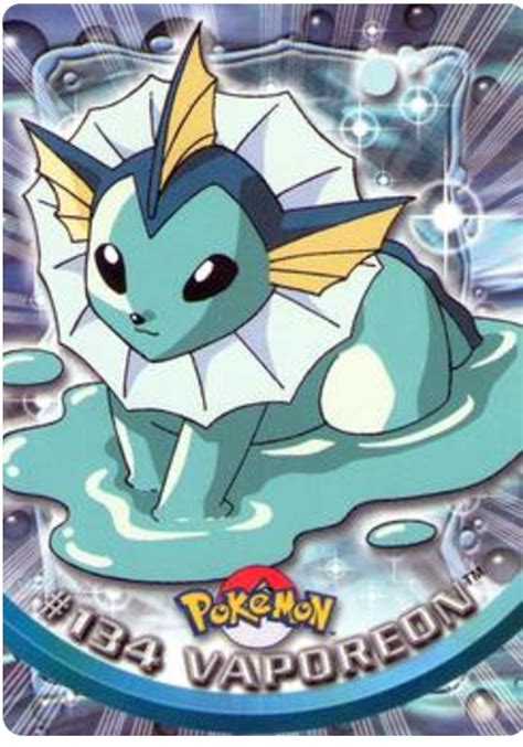 Vaporeon Topps Series 3 134 Pokemon Card