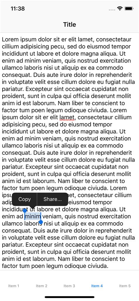 Ios Only Want Copy And Share From Uimenucontroller But Code Still