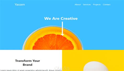 مصمم مواقع ويب محترف Html Css Javascript Bootstrap خمسات