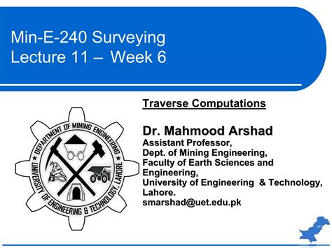 Lecture Traverse Computations Ppt