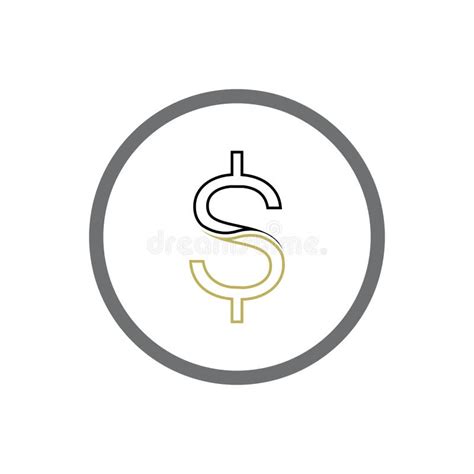 Dollar Money Vector Icon Illustration Design Template Vector Stock