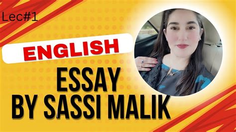 Css Essay By Dr Sassi Malik Lecture 01 Youtube
