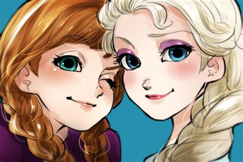 Elsa And Anna Frozen Drawn By Irohaakei0710 Danbooru