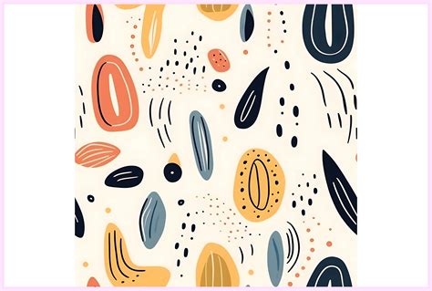 Abstract Organic Shapes Seamless Pattern Graphic By Forhadx5 · Creative