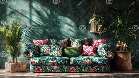 Tropical Botanical Textiles Incorporate Exotic Botanical Prints Into