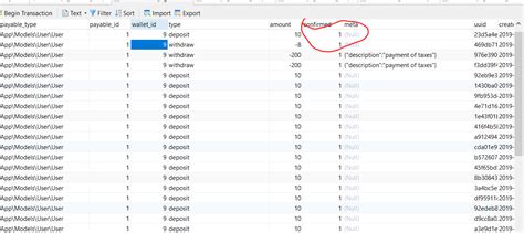 How Check A Deposit Or Withdraw To Finish In Table Transactions
