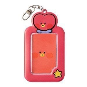BT21 Minini Photocard Holder Keyring BTS Etsy