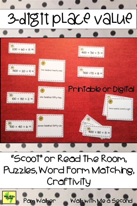 3 Digit Number Place Value For 2nd And 3rd Grade Third Grade Resources Teaching Have Fun Teaching