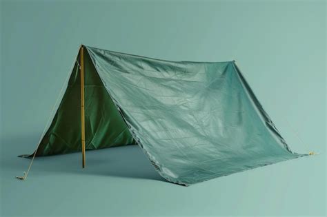 Premium Photo Camping Tarp Isolated On Solid Background