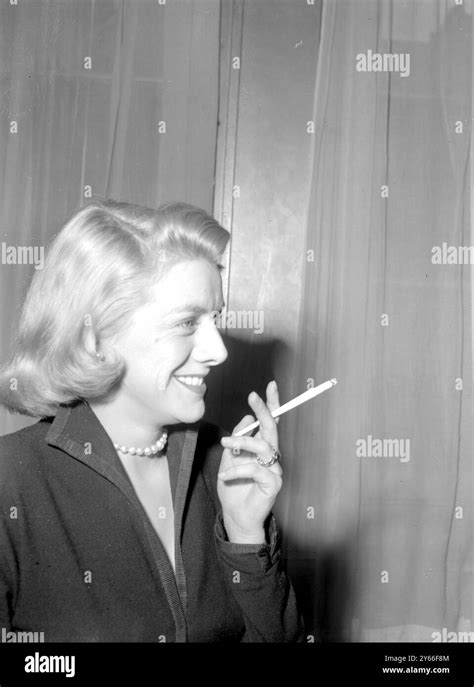 Puffing A Cigarette Through A Holder Twenty Five Year Old Singer Rosemary Clooney 6 January 1954