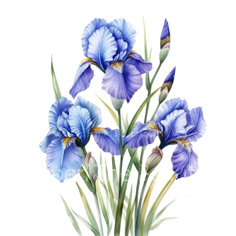 Iris Flowers Watercolor Clipart Iris Clipart Flowers Clipart Iris Png
