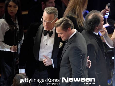 톰 행크스x레오나르도 디카프리오 할리우드 전설들의 만남[포토엔]