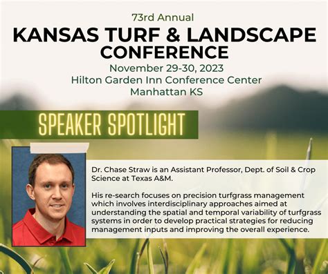 Conference Speaker Highlights Dr Chase Straw K State Turf And