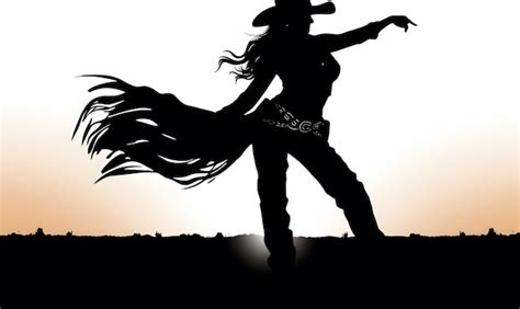 Premium Ai Image Cowgirl Dancing Dancing Rodeo Entertainment